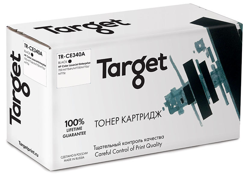 Картридж для лазерного принтера Target CE340A, Black, совместимый