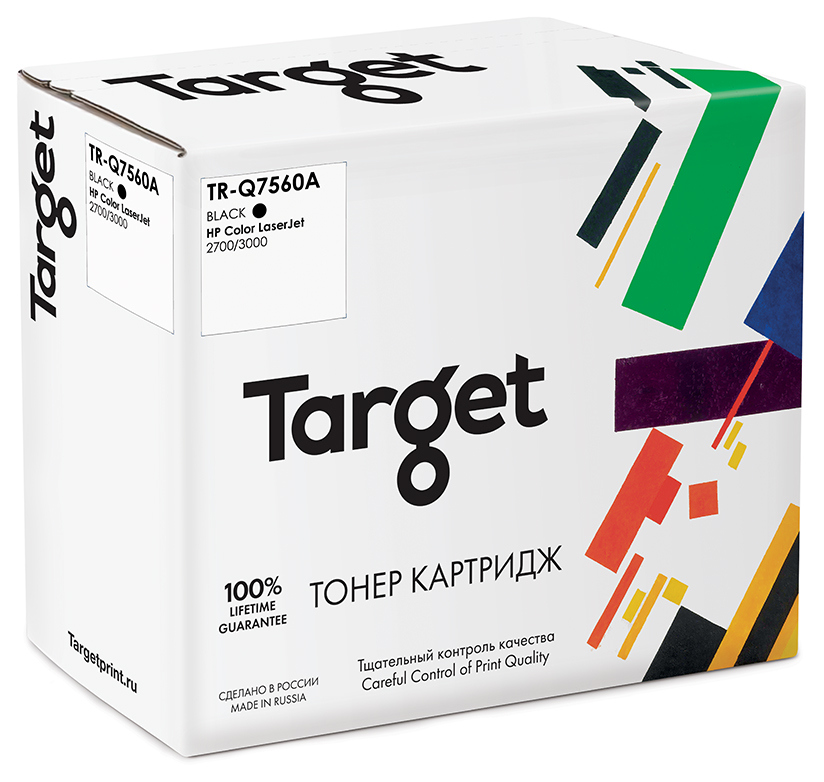 Картридж для лазерного принтера Target Q7560A, черный, совместимый