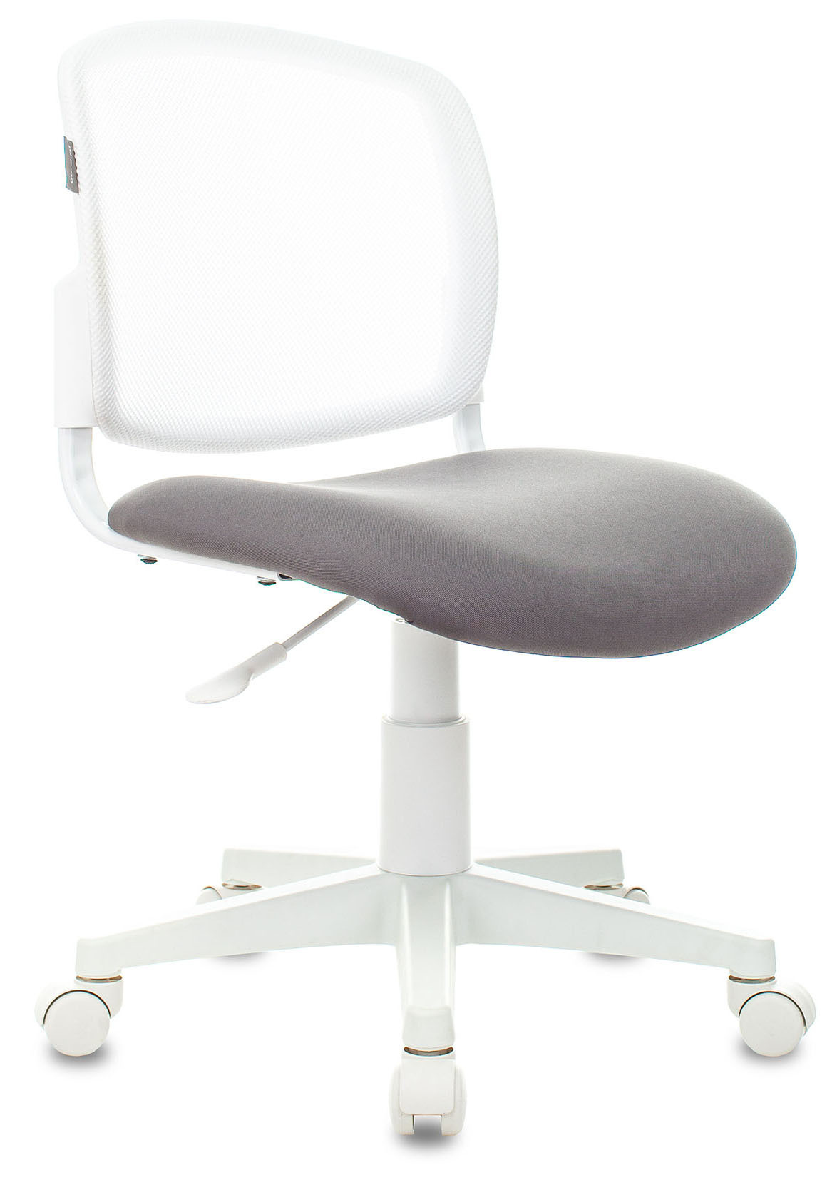 Кресло детское Бюрократ CH-W296NX/NEO-GREY белый/светло-серый, сетка/ткань