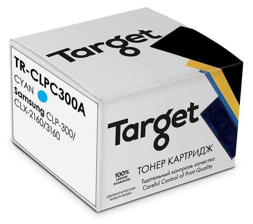 Картридж для лазерного принтера Target CLPC300A, Blue, совместимый