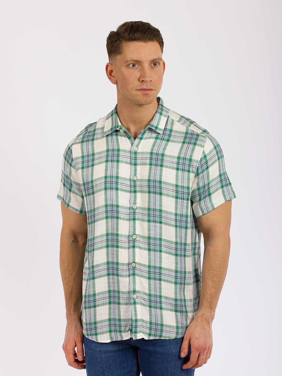 Рубашка мужская DAIROS GD81100467 зеленая M