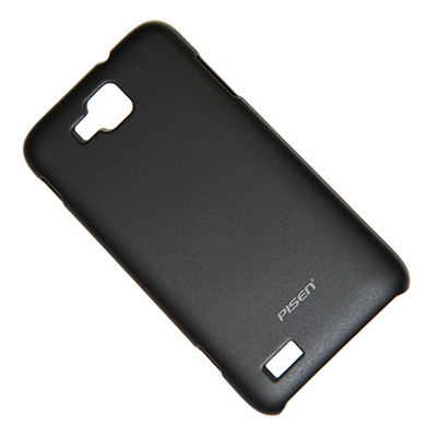 Чехол для Samsung i8750 задняя крышка пластиковый Pisen матовый <черный>