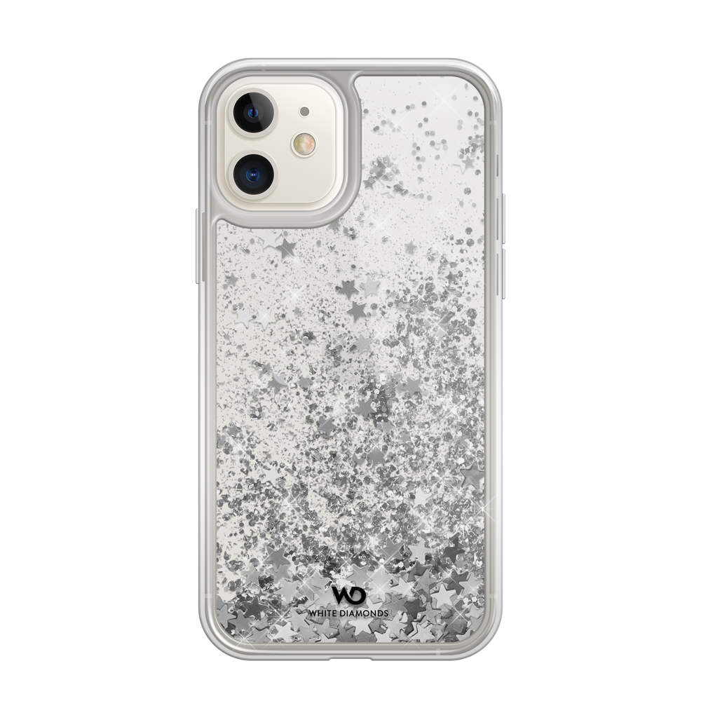 Чехол White Diamonds Sparkle для iPhone 11, серебряные звезды (805101)