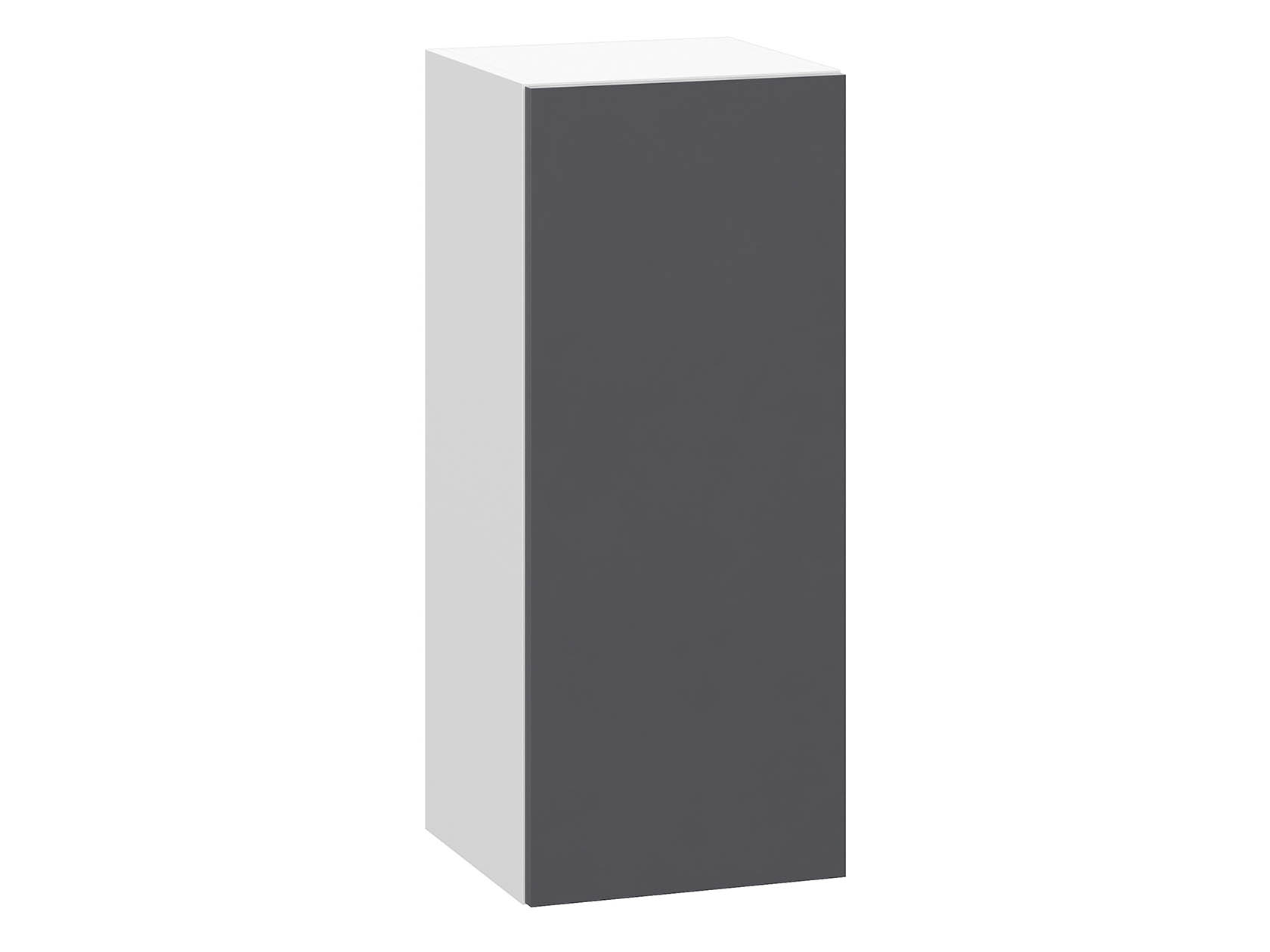 Навесной шкаф СВ-Мебель Модерн Белый / Графит 300 мм