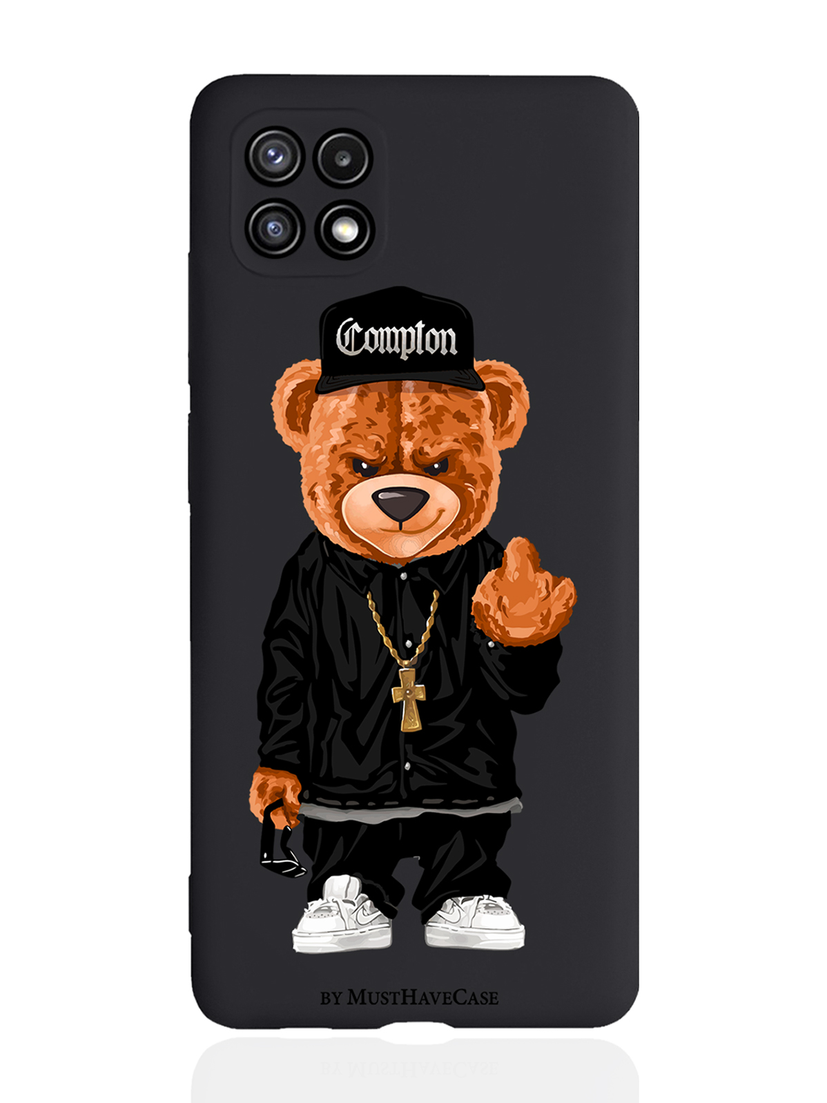 Чехол MustHaveCase для Samsung Galaxy A22S Мишка Compton