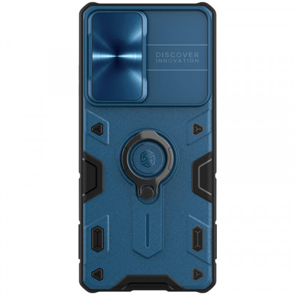 Накладка Nillkin CamShield Armor Case для Samsung Galaxy S21 Ultra (Синий)