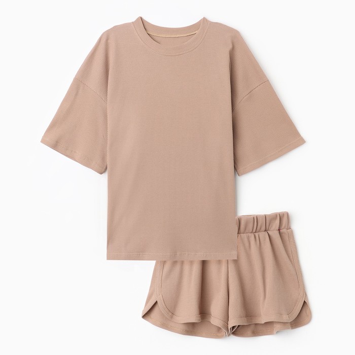 Костюм женский KAFTAN Basic line бежевый 42 RU
