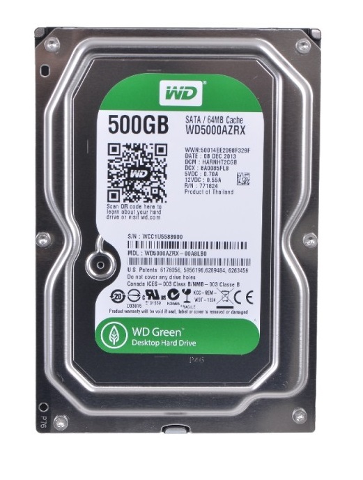 Жесткий диск WD Green 500ГБ (WD5000AZRX)