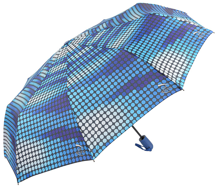 Зонт складной женский полуавтоматический Rain Lucky 710-LAP синий