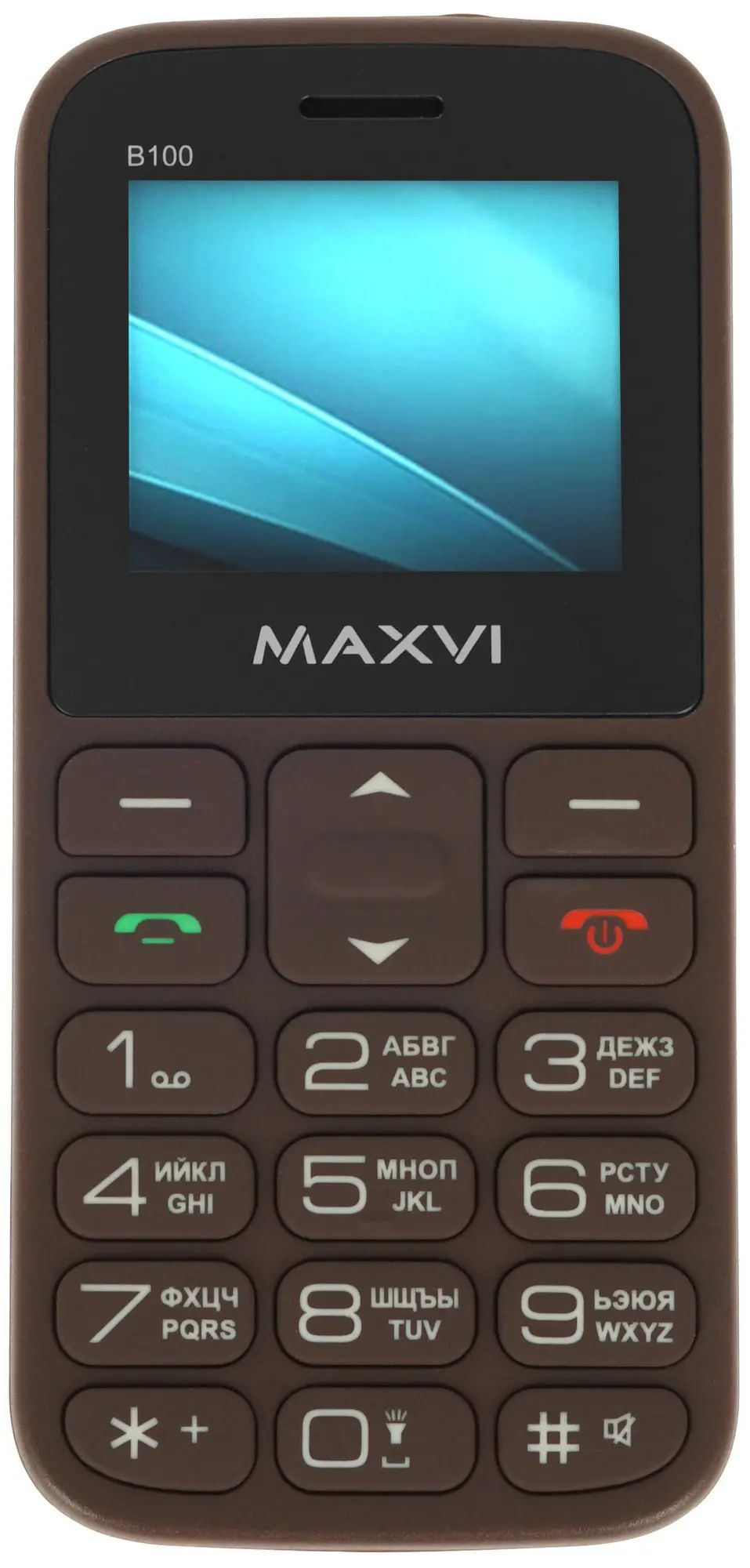 Сотовый телефон Maxvi B100ds Brown