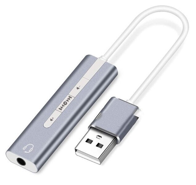 Звуковая карта Orient AU-04PL USB2.0 to 3.5mm jack