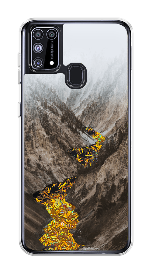 Чехол Awog на Samsung Galaxy M31 / Самсунг M31 "Горная река"