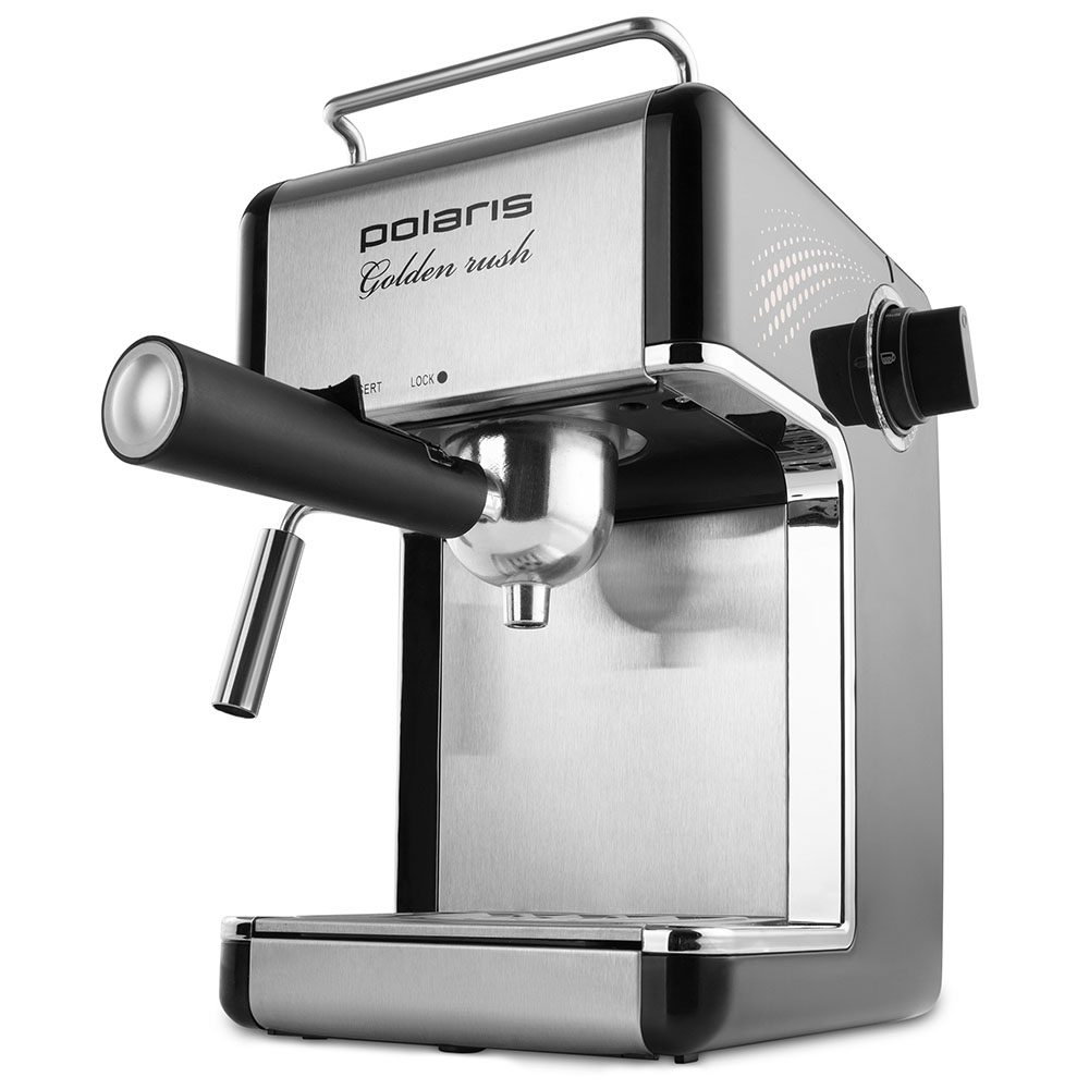 Рожковая кофеварка POLARIS PCM 4006A серебристый