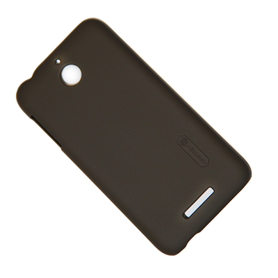 Чехол для HTC Desire 510 задняя крышка пластик ребристый Nillkin <коричневый>