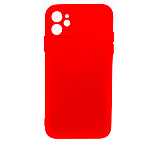 Чехол для iPhone 12 Mini Silicone, красный