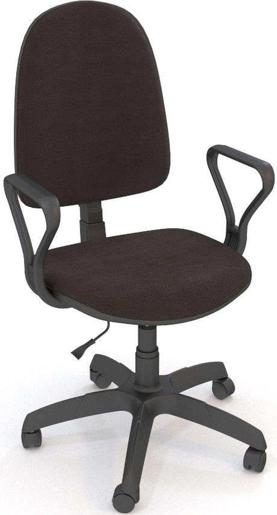 Офисное кресло Престиж самба плюс/Кожзам коричневый
