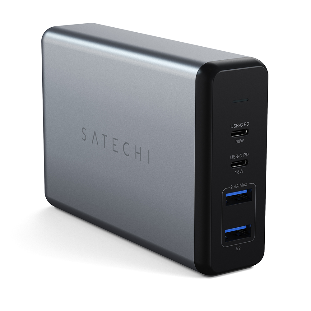 Сетевое зарядное устройство Satechi Pro, 2 USB/2 USB Type-C, (ST-TC108WM) grey