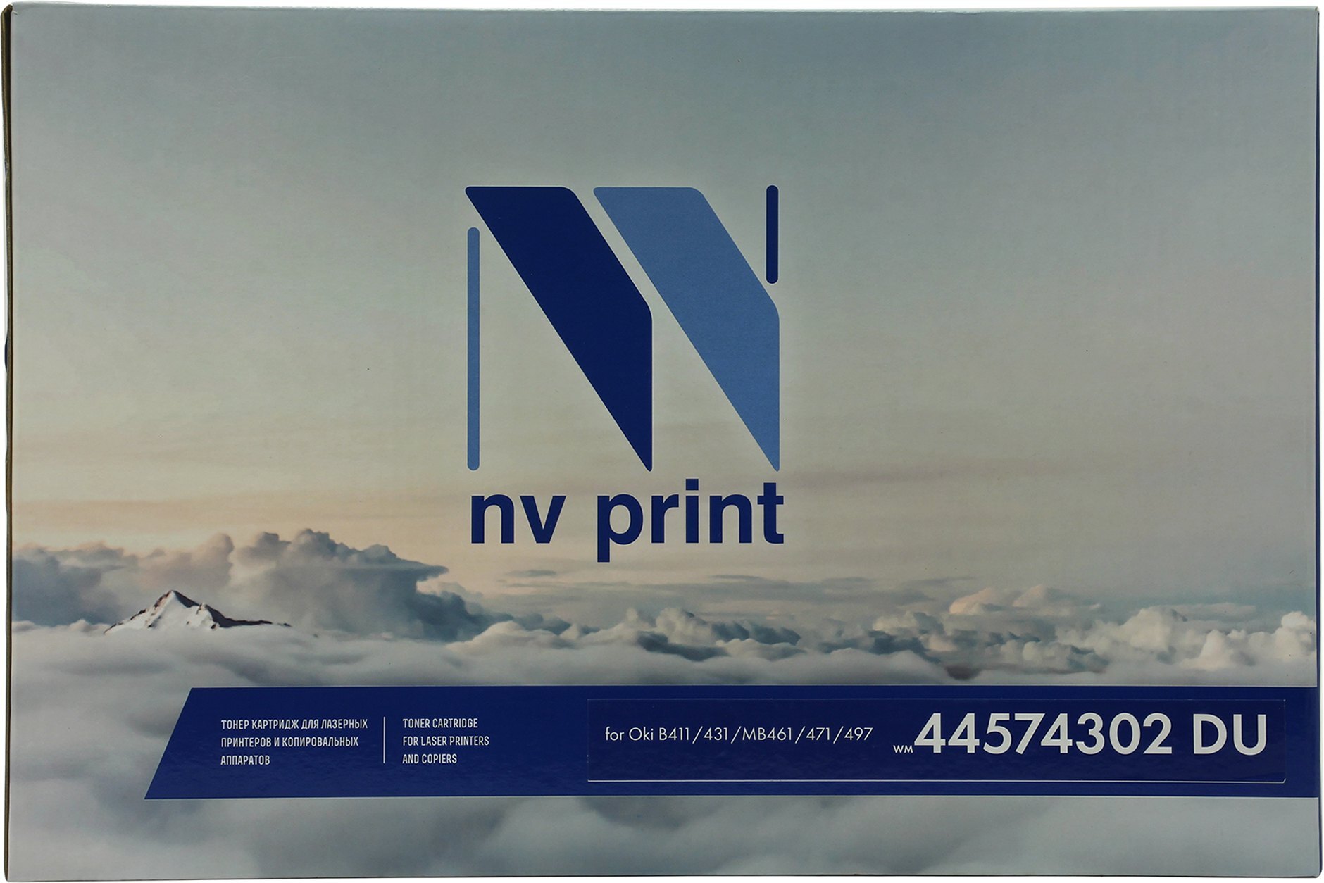 Картридж для лазерного принтера NetProduct N-44574302 Black, совместимый