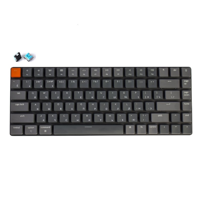 Беспроводная игровая клавиатура Keychron K3 Gray (K3D2)