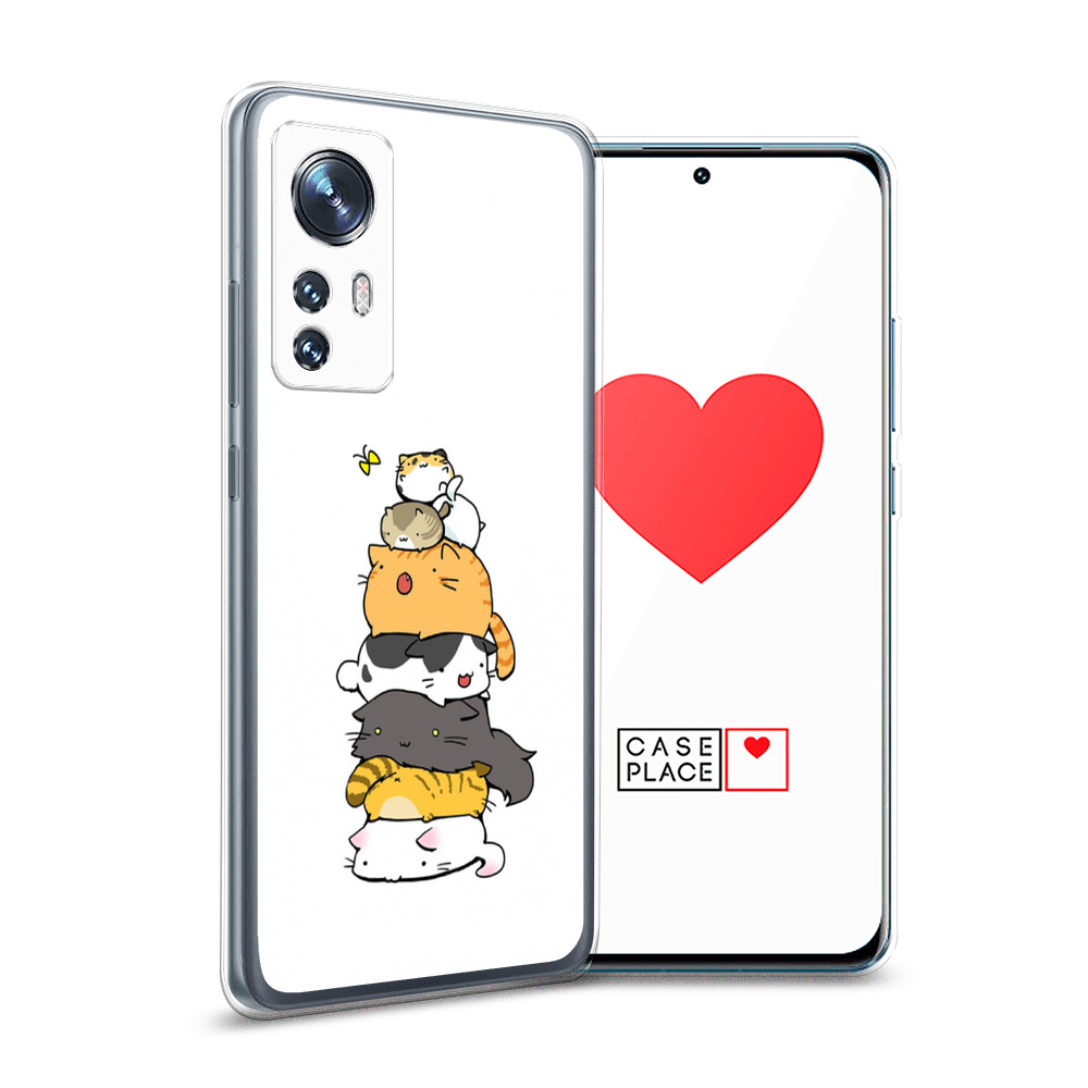 Силиконовый чехол Awog "Бутерброд из котиков" для Xiaomi 12