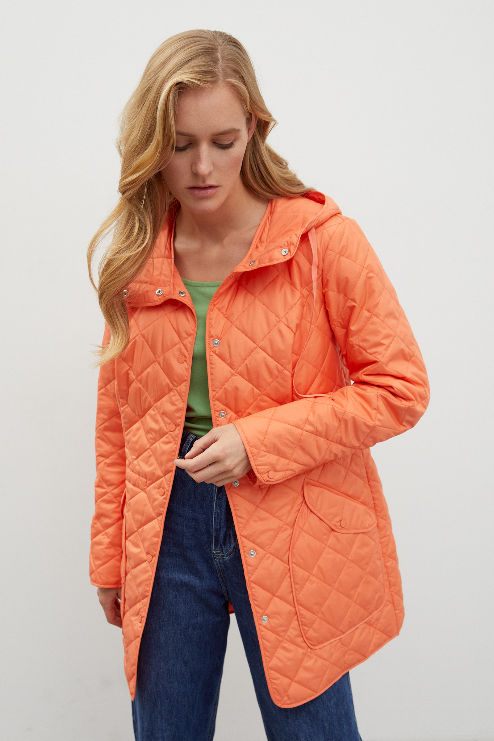 Куртка женская Finn Flare BAS-10088 оранжевая L