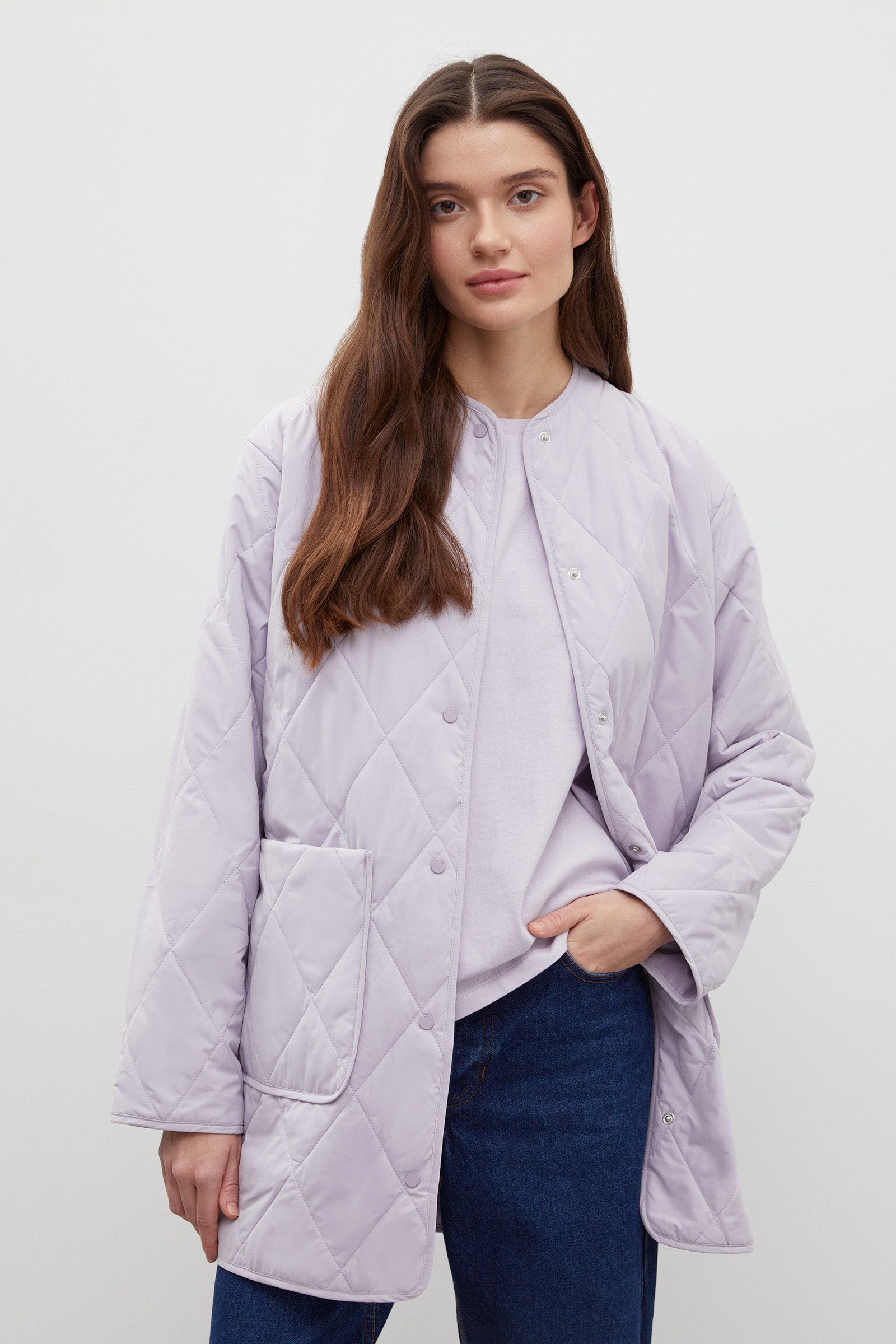 Куртка женская Finn Flare BAS-10089 фиолетовая XL