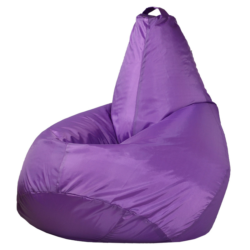 Кресло-мешок Puffmebel груша XXXXL фиолетовый