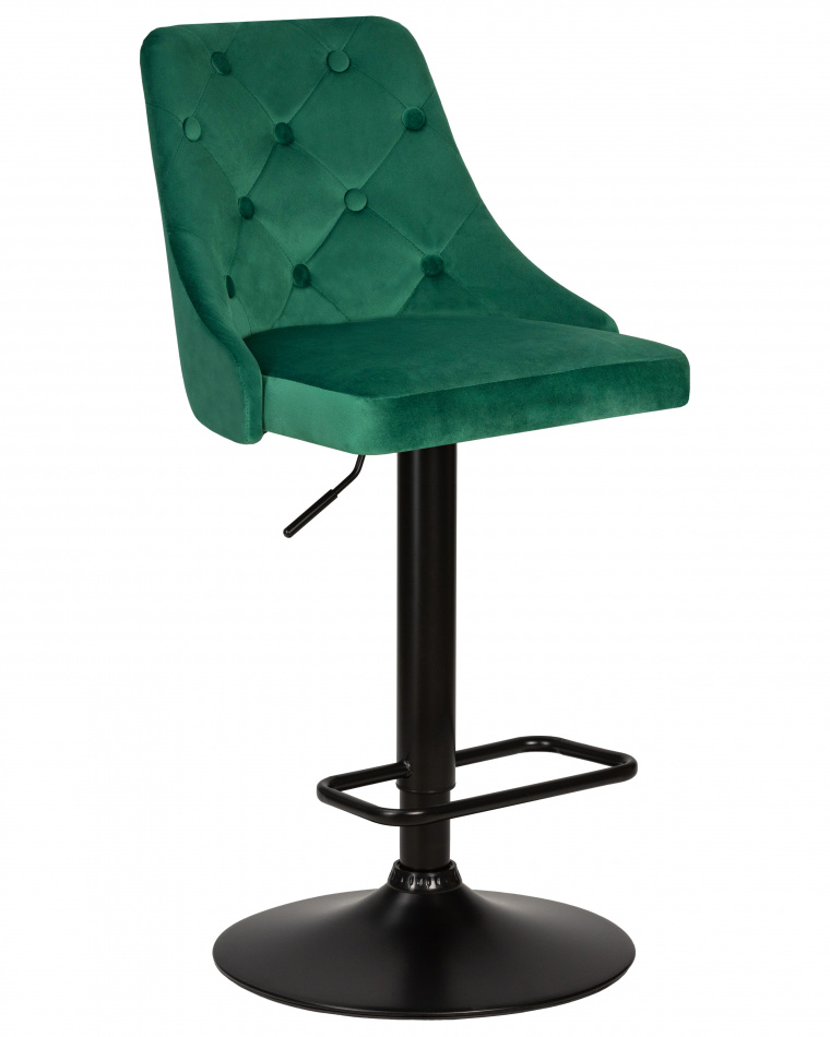 Барный стул DOBRIN JOSEPH BLACK 1 шт зеленый