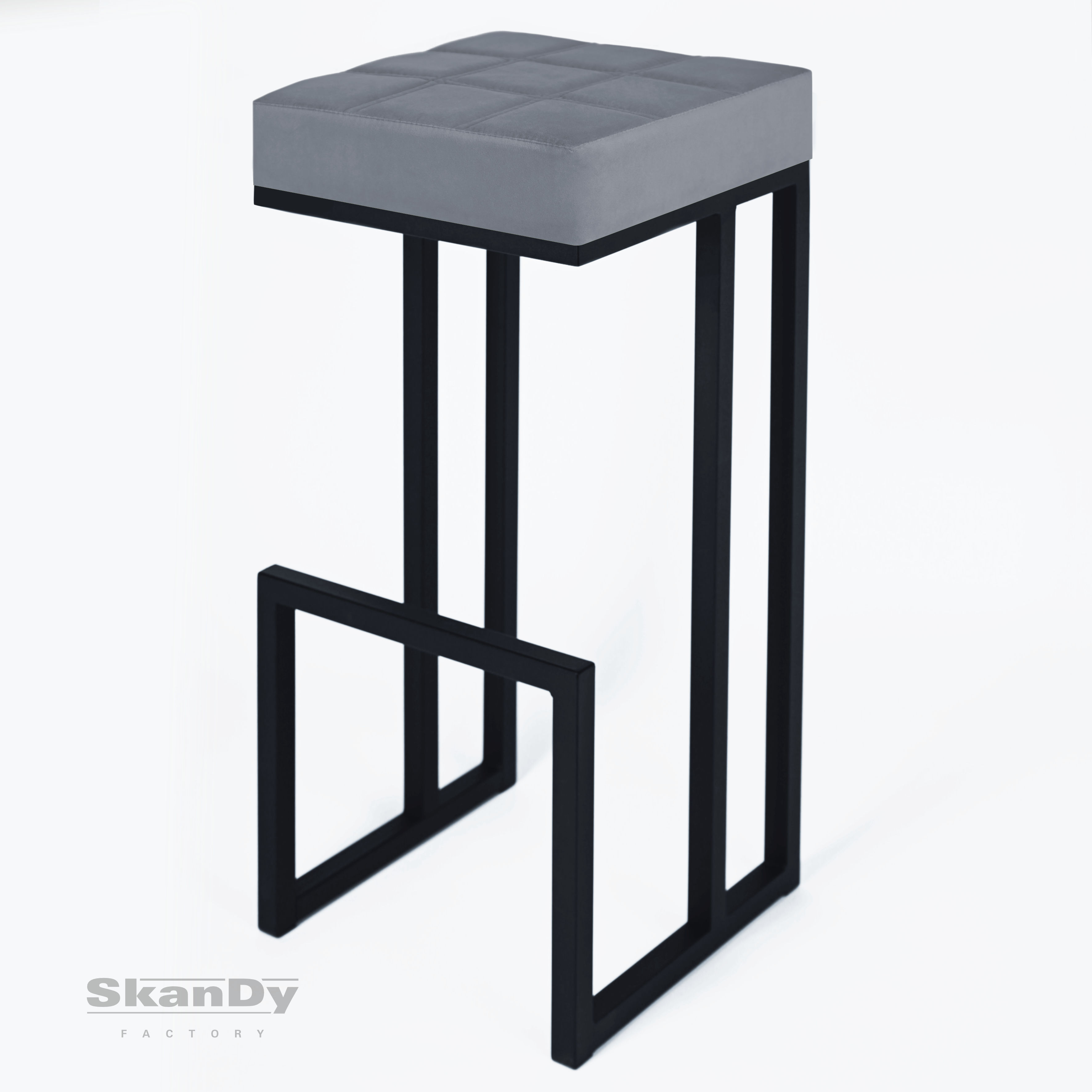 Барный стул Джаз SkanDy Factory, 81 см, серый