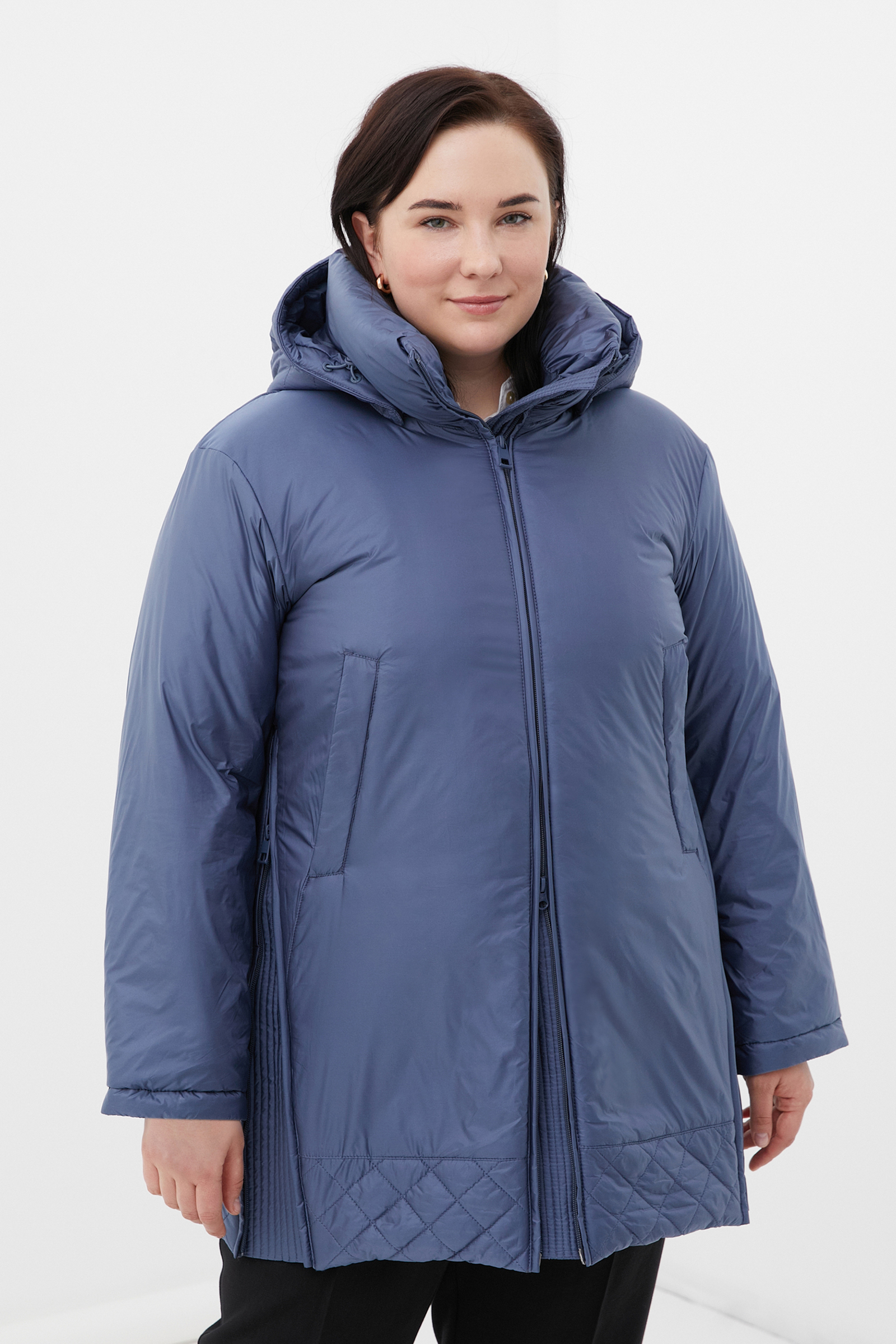 Куртка женская Finn Flare FBC16026 синяя XL