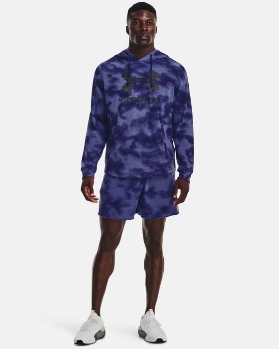 Спортивные шорты мужские Under Armour UA Rival Terry 6" Shorts 1377578-468 синие M