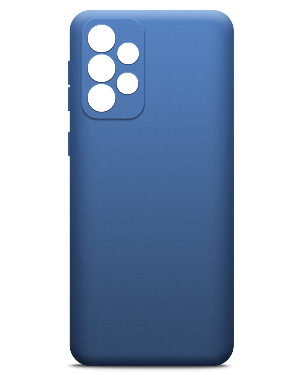 Чехол Brozo на Samsung Galaxy A23, с силиконом Soft touch, синий