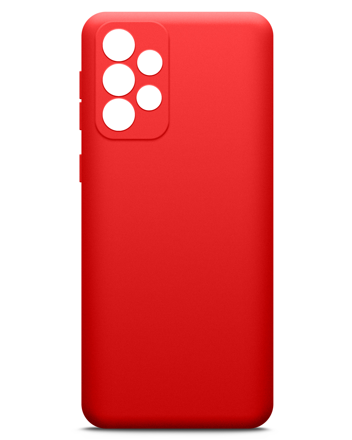 Чехол Brozo на Samsung Galaxy A33, с силиконом Soft touch, красный