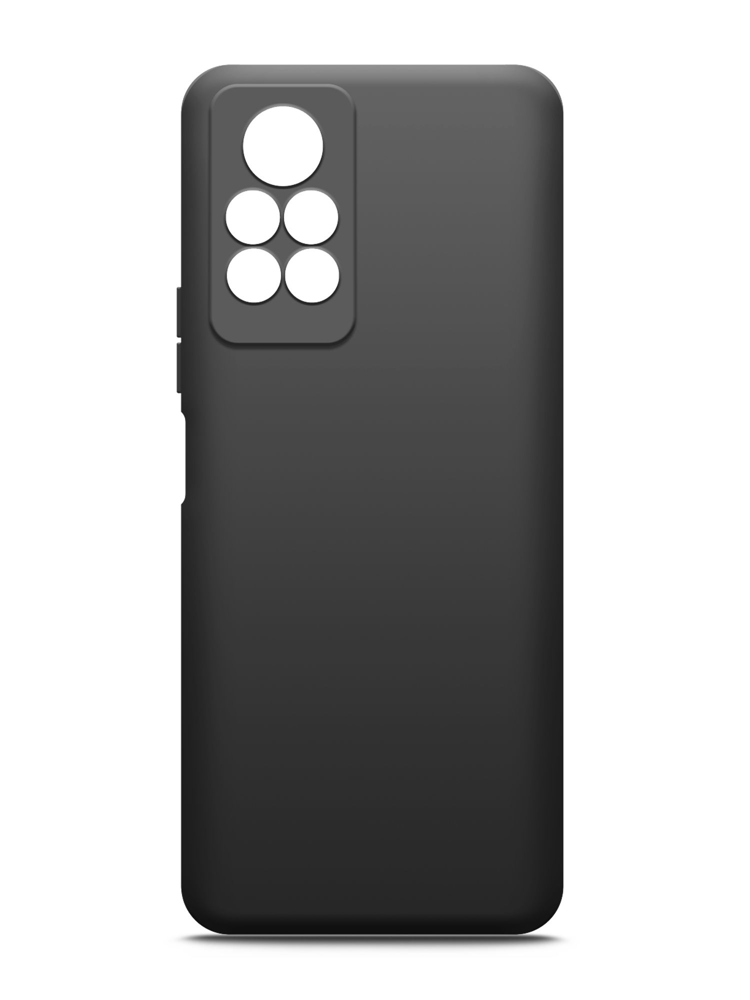Чехол Brozo на Infinix Note 11 Pro, силиконовый черный(матовый)