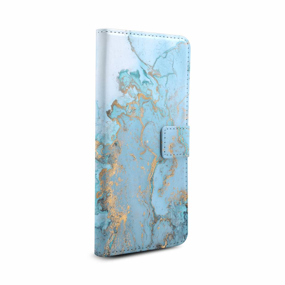 Чехол Awog на Samsung Galaxy M22 / Самсунг M22 "Мрамор текстура 34 book"