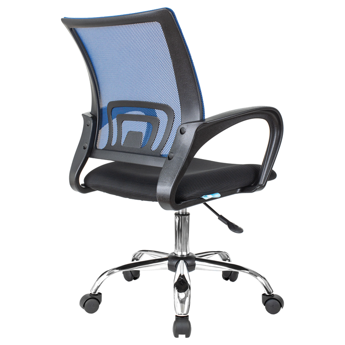 Кресло оператора Helmi HL-M95 R (695) "Airy",348714, СН, спинка сетка синяя/сиденье ткань