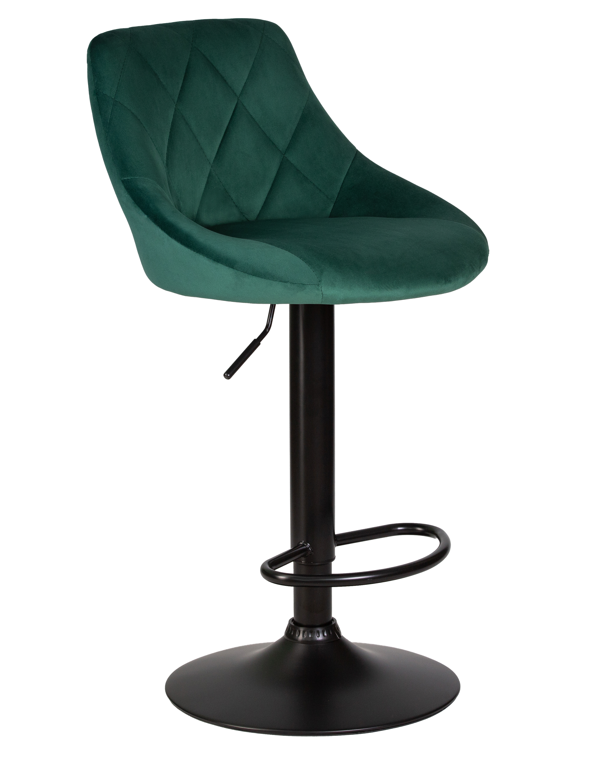 Барный стул Империя стульев LOGAN BLACK LM-5007_BlackBase green (MJ9-88), черный/зеленый