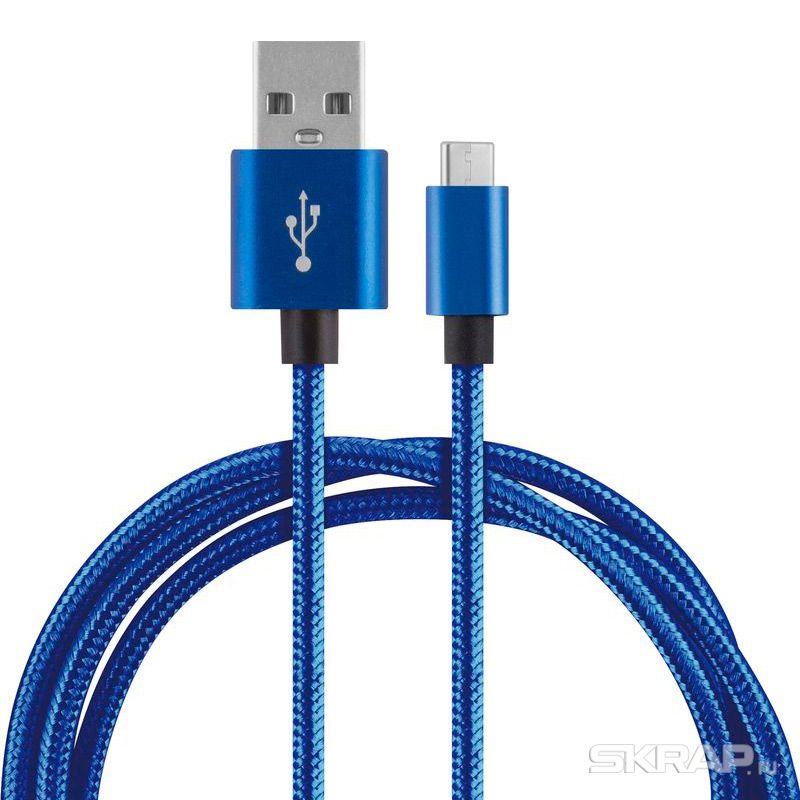 Кабель Energy ET-27 USB - Type-C, синий