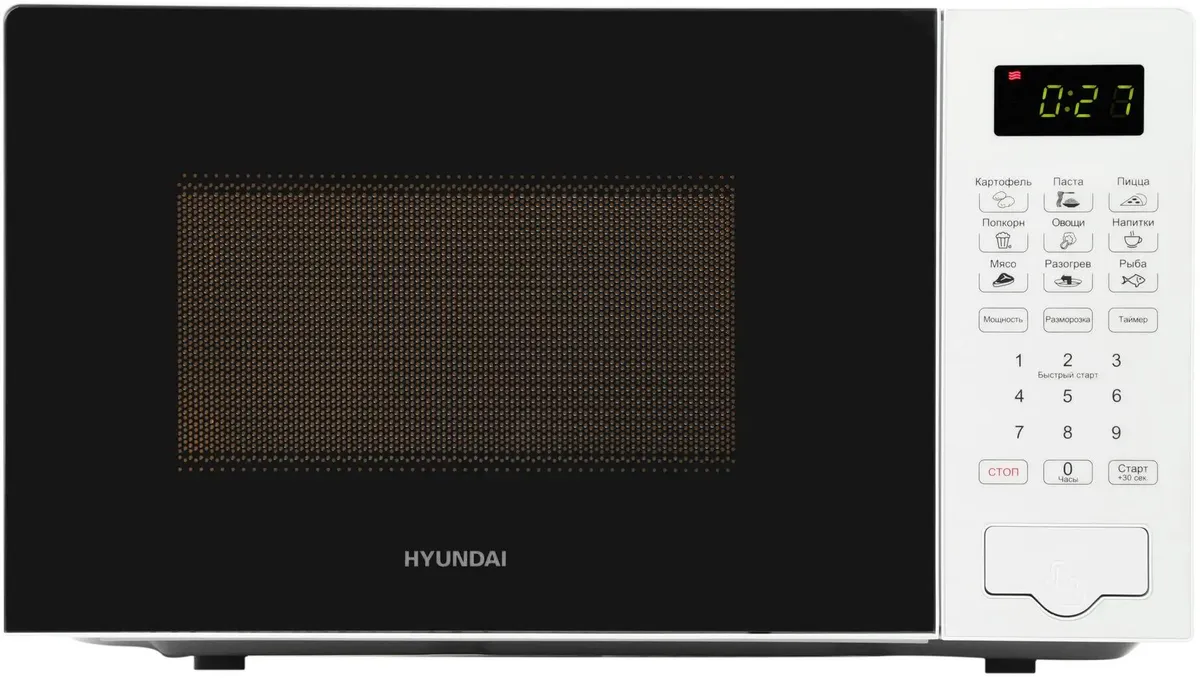 Микроволновая печь соло Hyundai HYM-D2077 белая