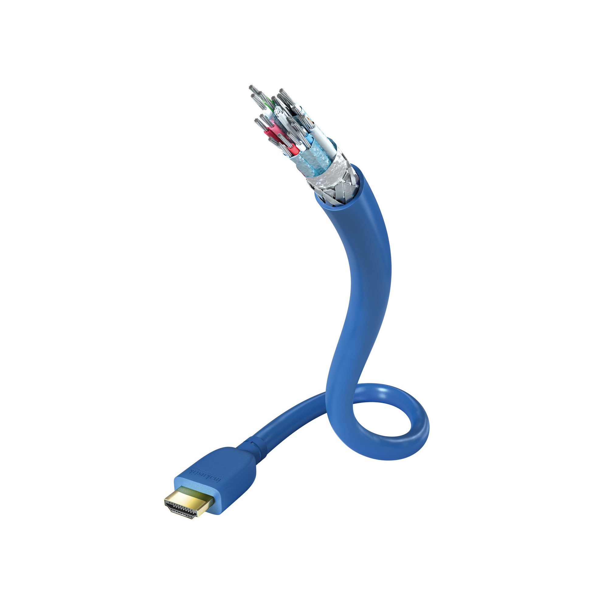 Кабель In-Akustik HDMI - HDMI, 1,5м Blue(009242015)