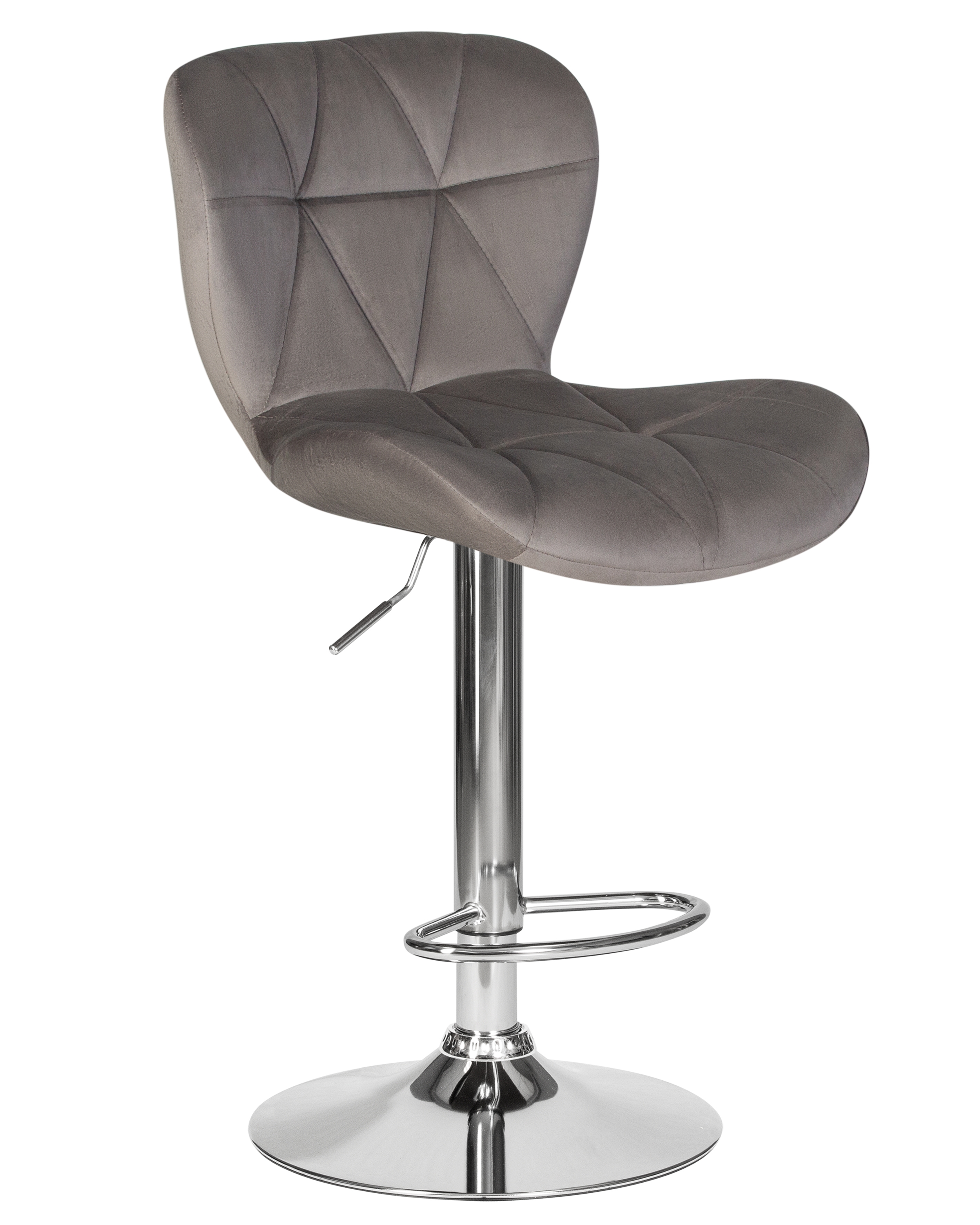 Барный стул Империя стульев BARNY LM-5022 grey (MJ9-75), хром/серый