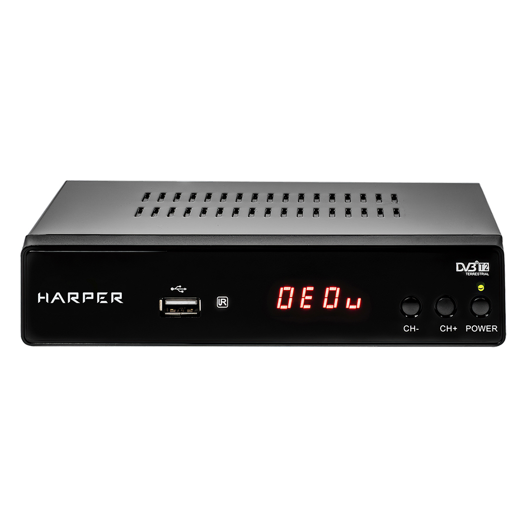 DVB-T2 приставка Harper HDT2-5050 Black