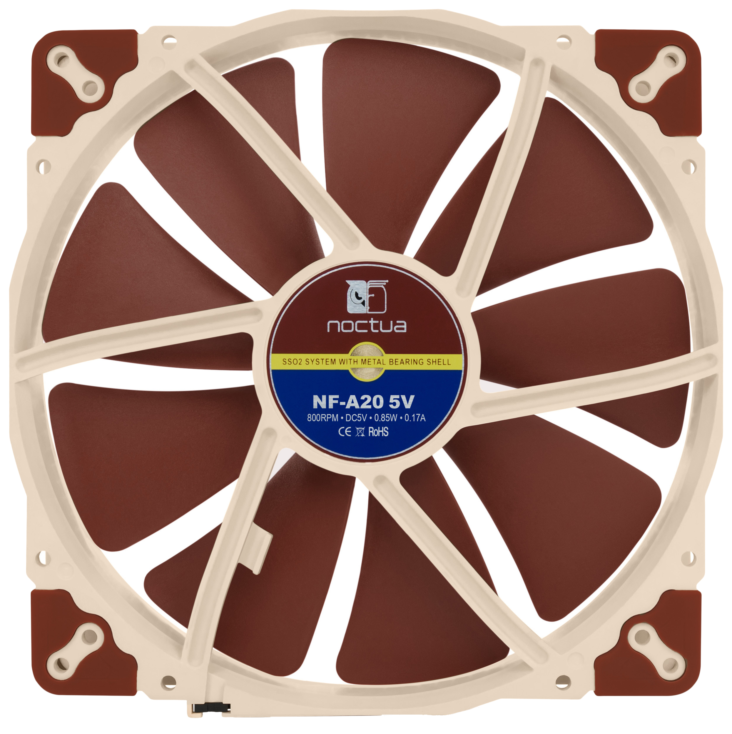 Корпусной вентилятор Noctua NF-A20 5V