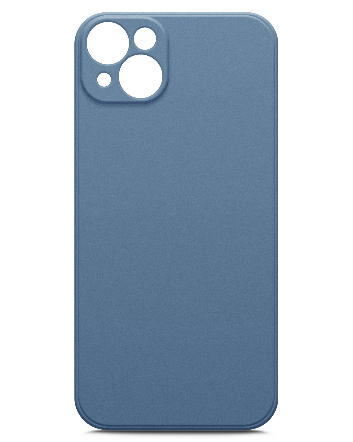 Чехол Brozo на Apple iPhone 14 Plus, с силиконом Soft touch, синий
