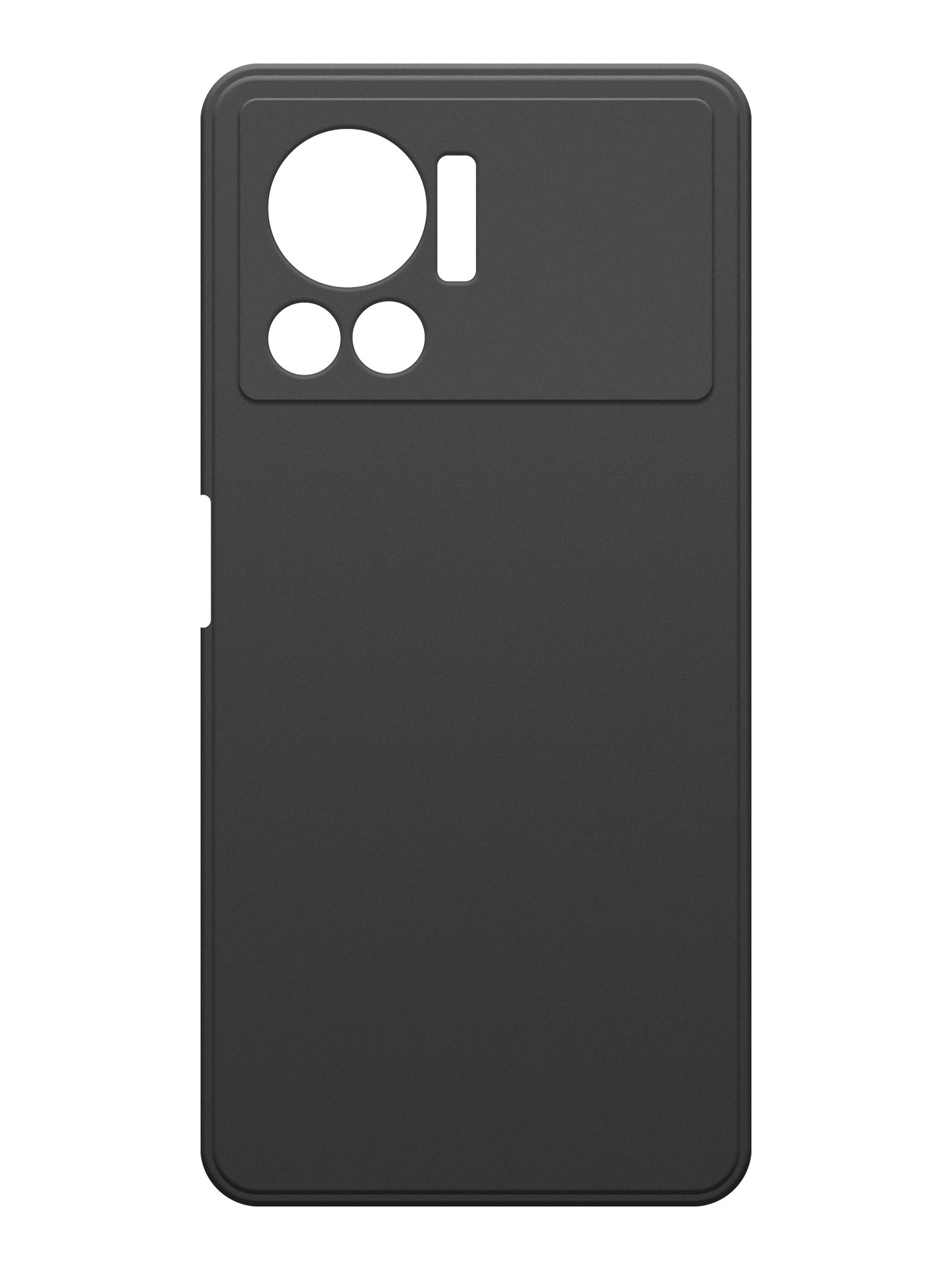 Чехол Brozo на Infinix Note 12 VIP, с силиконом Soft touch, черный