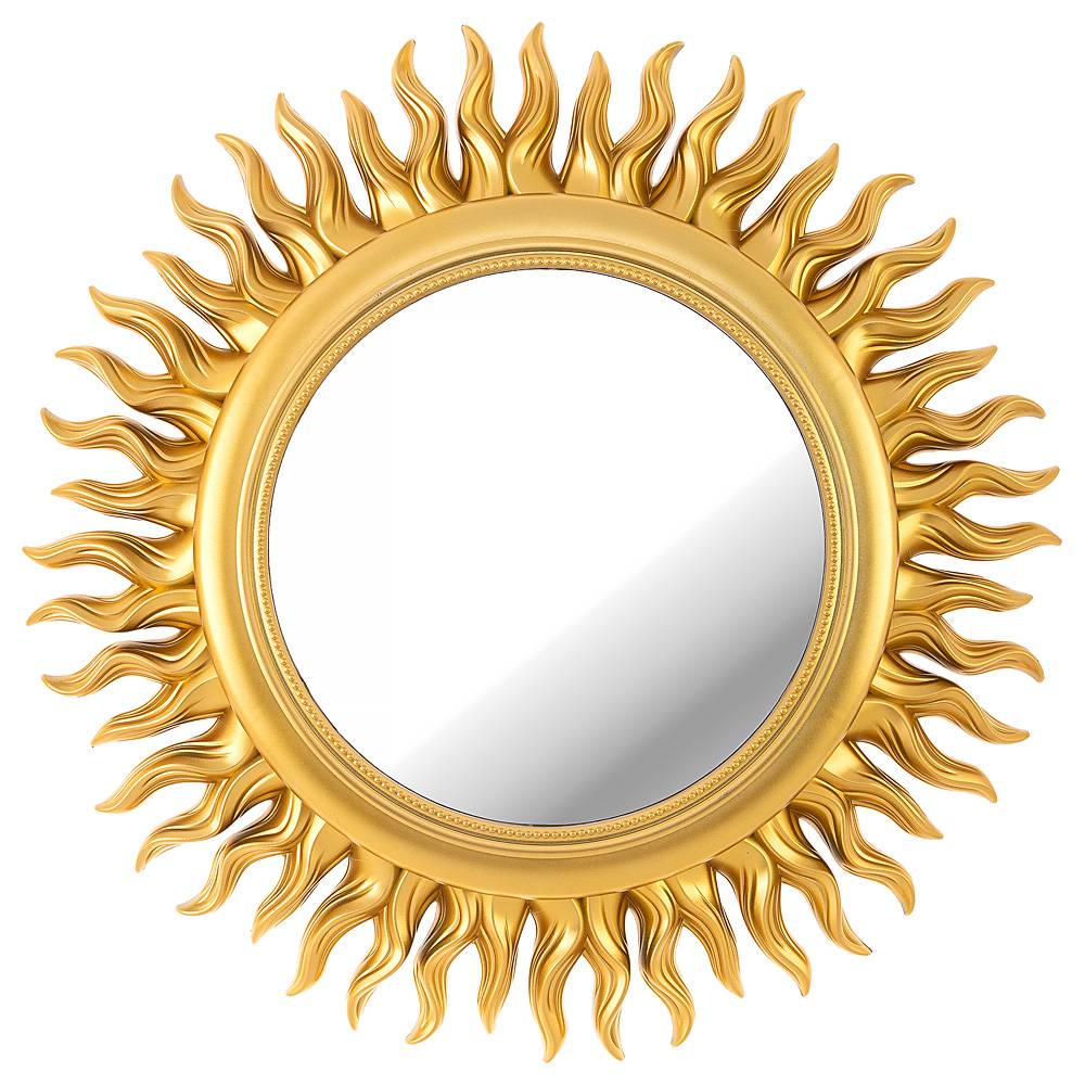 Зеркало настенное Lefard swiss home диаметр 47 см цвет: золото