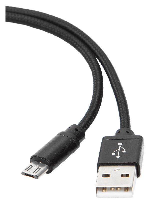 Кабель Gembird "Cablexpert CC-mUSB2bk" USB2,0 соединительный USB A-microB, черный (1,0м)