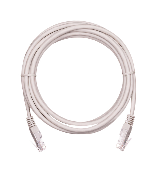 Кабель Netlan RJ45-RJ45, M-M 0,5м Grey (EC-PC4UD55B-BC-PVC-005-GY-100)