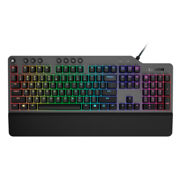 Проводная игровая клавиатура Lenovo Legion K500 RGB Gray (GY40T26479)