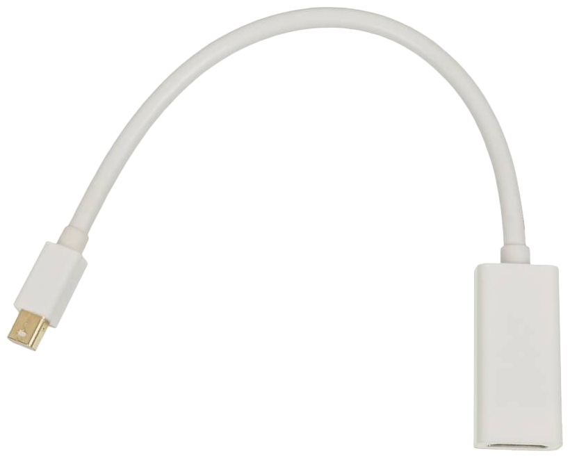 Адаптер Behpex Mini DisplayPort-HDMI, M-F 0,2м White
